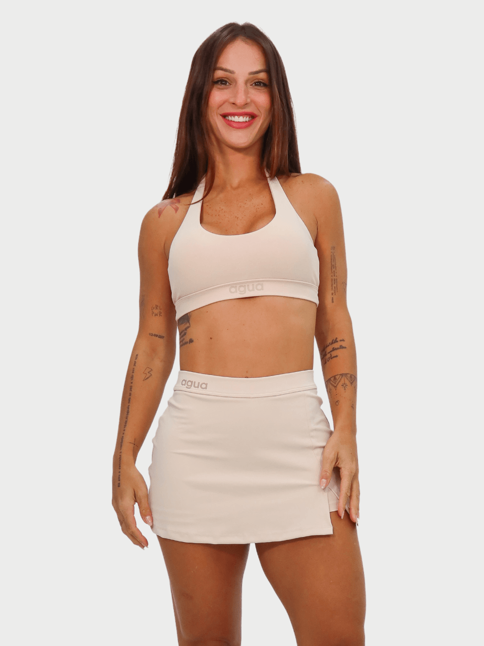 Short Saia Basic Cream